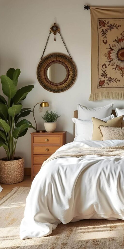A Spectacular Afro Bohemian Bedroom Decor in 7 Styles