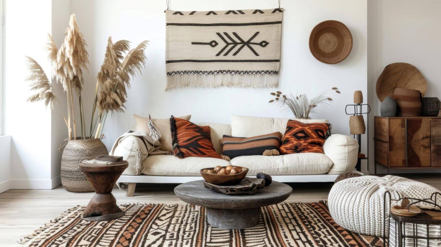 5 African Living Room Decor Ideas for a Beautiful Organic Vibe - OKANLY