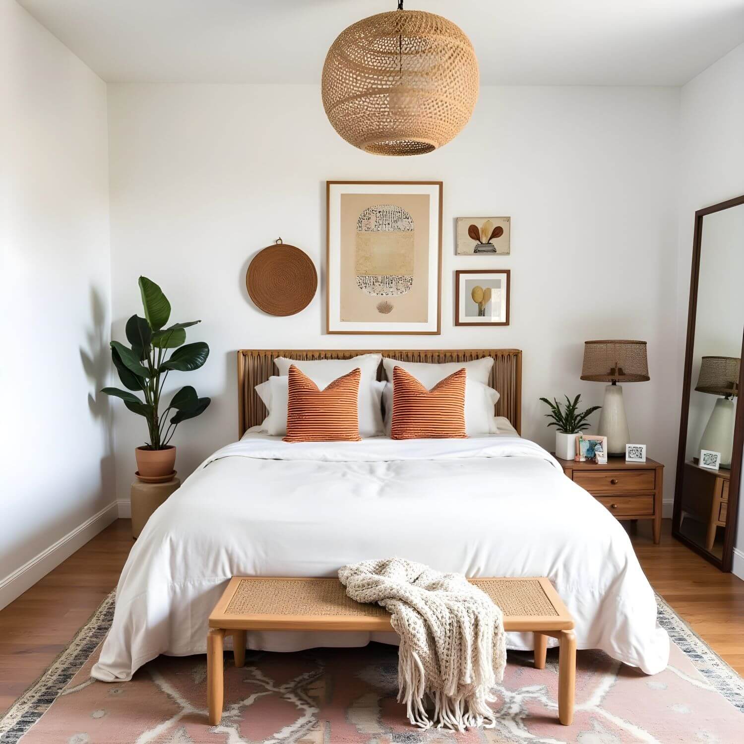 A Spectacular Afro Bohemian Bedroom Decor in 7 Styles