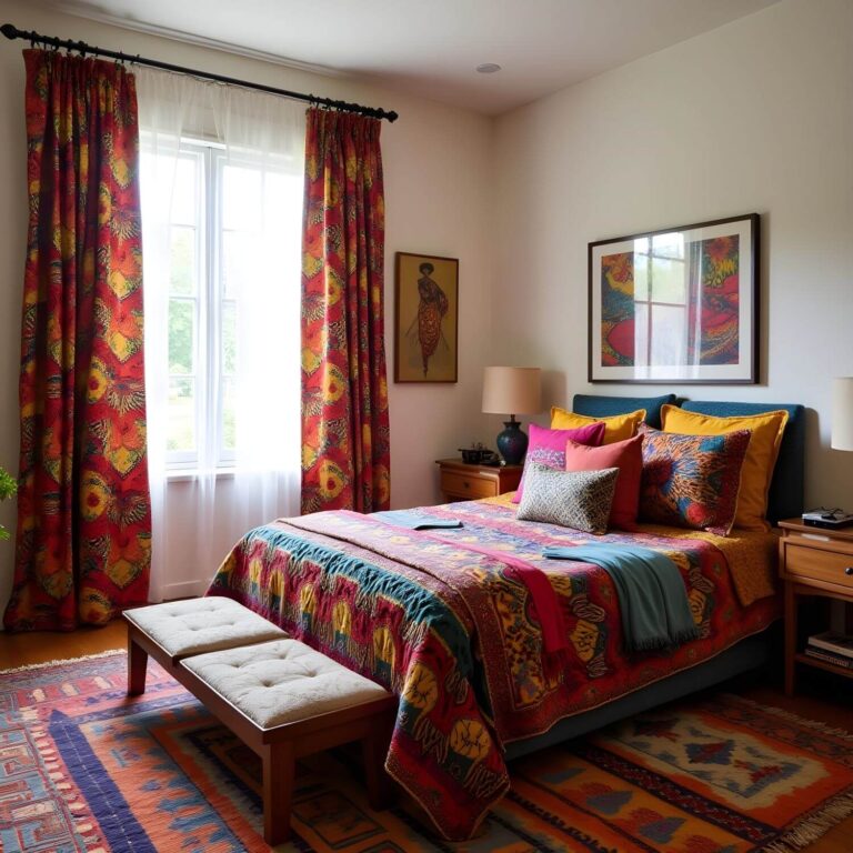 A Spectacular Afro Bohemian Bedroom Decor in 7 Styles