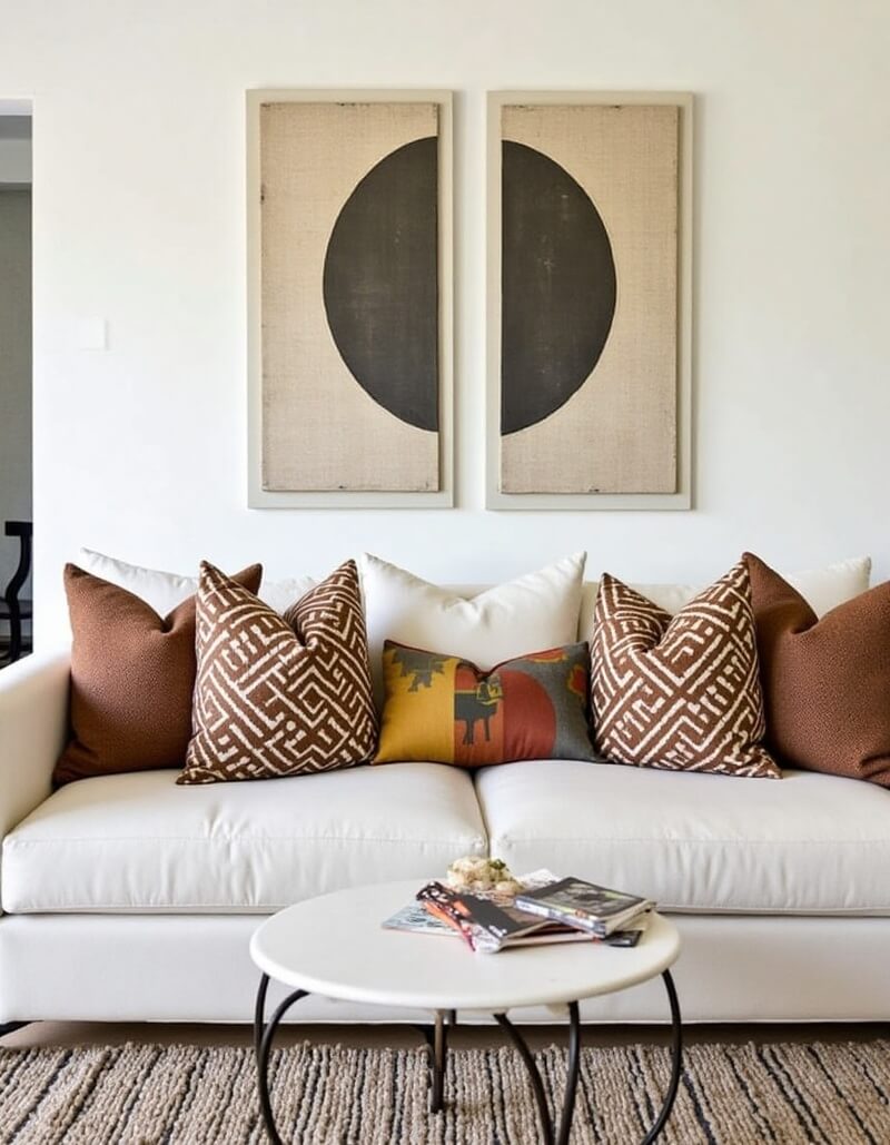 How to Style Pillows on a Couch | 21 Fresh & Easy Looks