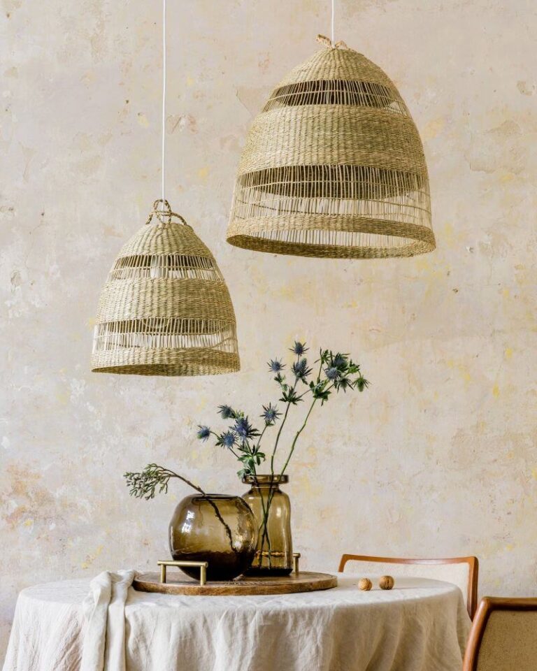 7 Woven Pendant Light Designs & Beautiful Styling Tips