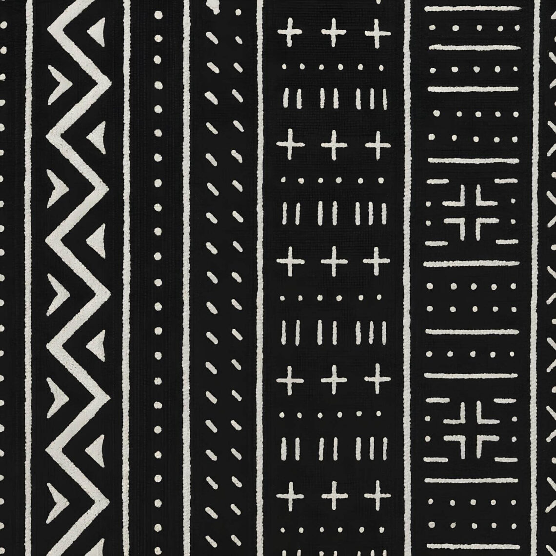 How to Style Iconic Mud Cloth in a Modern Home - OKANLY