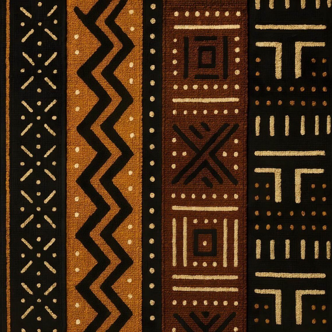 How to Style Iconic Mud Cloth in a Modern Home - OKANLY
